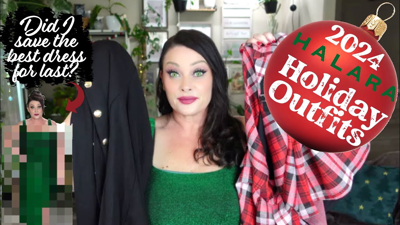 HALARA HOLIDAY OUTFITS | Feeling Festive and Comfy 🎄🎁☺️👗 - YouTube