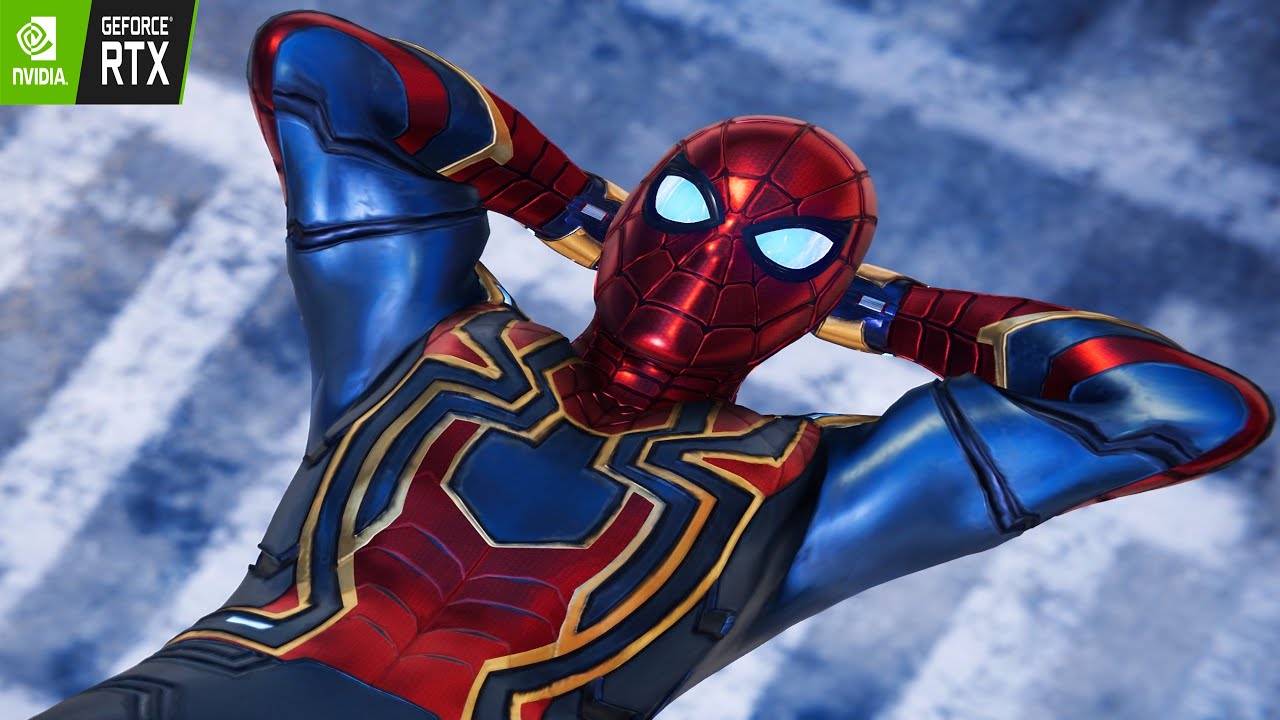 Iron Spider | Infinity War | Suit mod Spider-Man Miles Morales gameplay ...