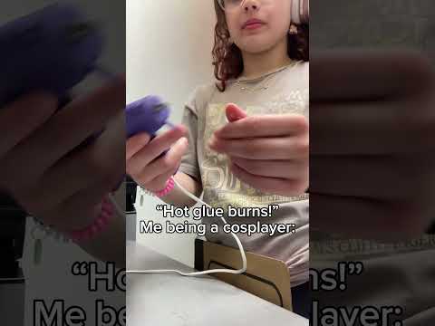 I’ve just built up immunity🔥 #shorts #cosplay #humor #comedy #craft #hotglue #costume #theatre