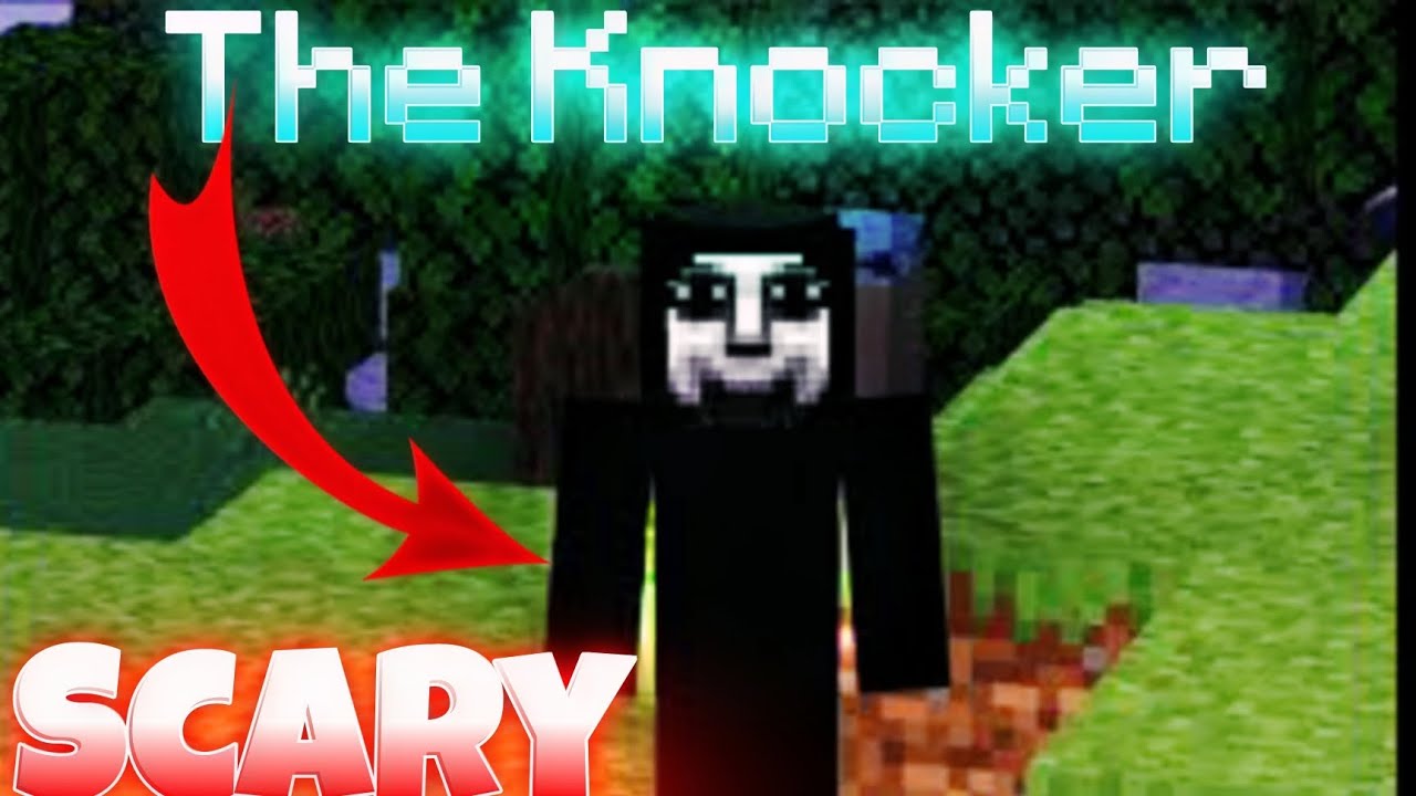 Playing the knocker mod in Minecraft PE|| Scary MCPE mod ...
