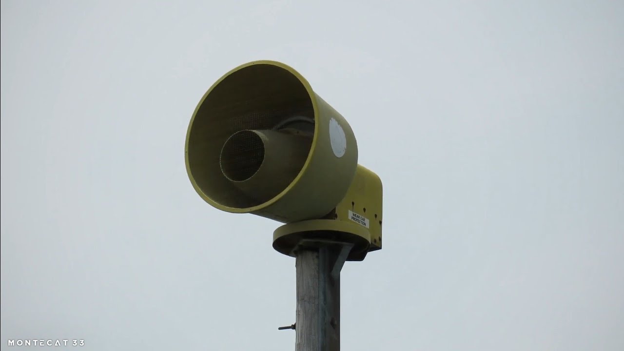 ACA P-15 Siren Test, Alert, Clevland, WI - YouTube