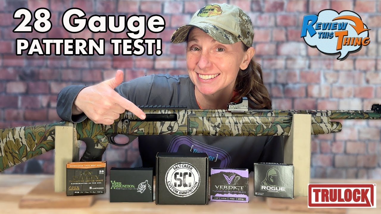 28 Gauge Shotgun Turkey Pattern Testing! MUST SEE Results! - YouTube