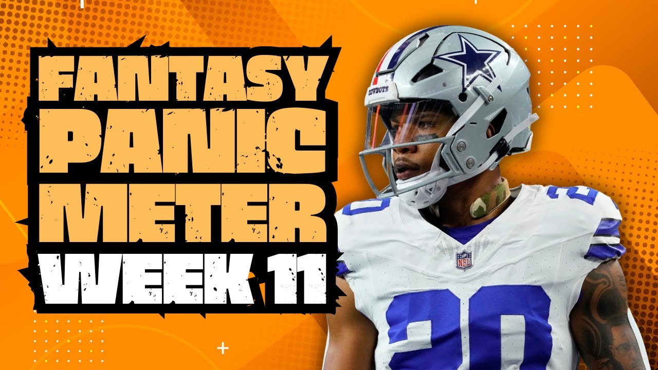 Week 11 Fantasy Football Panic Meter | Week 11 Fantasy Football - YouTube
