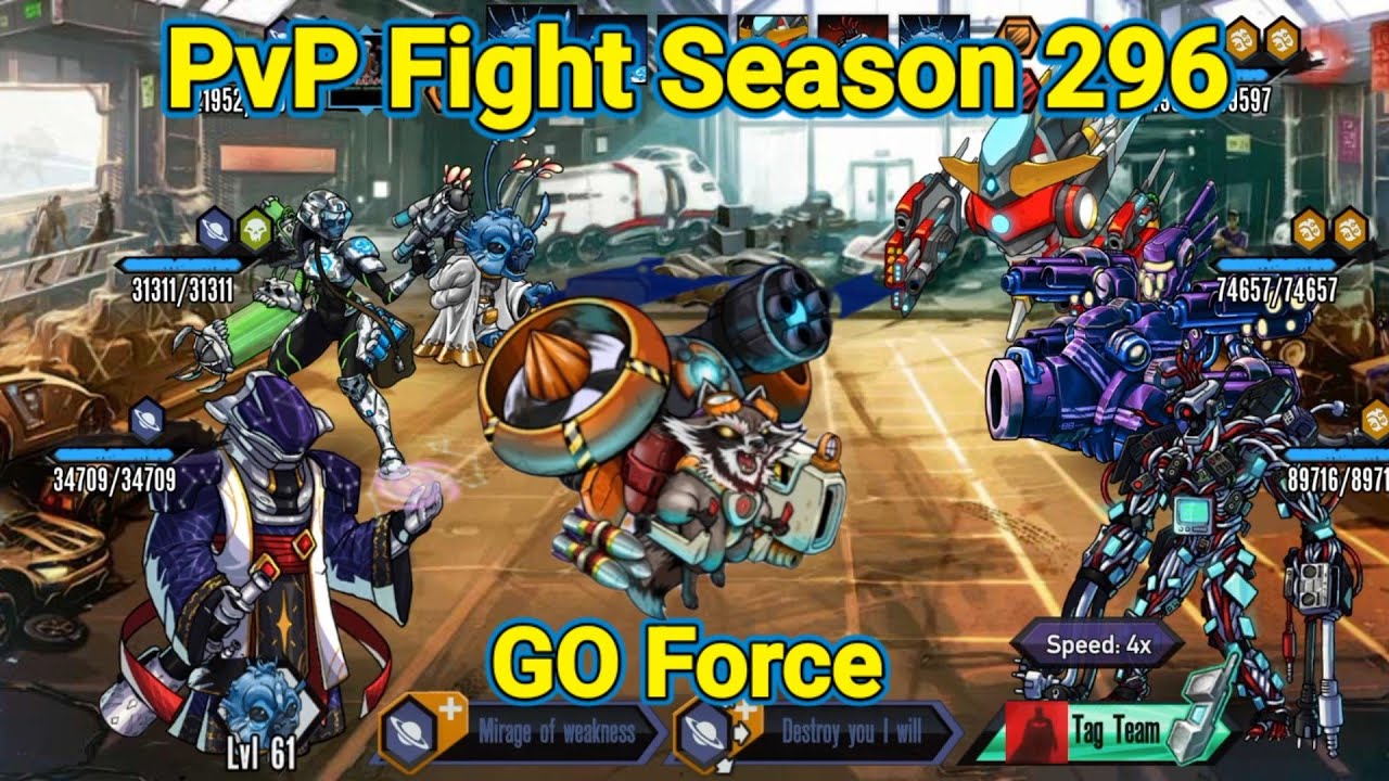 Go Force Steal Points 2 PvP Fight Event Season 296 - YouTube