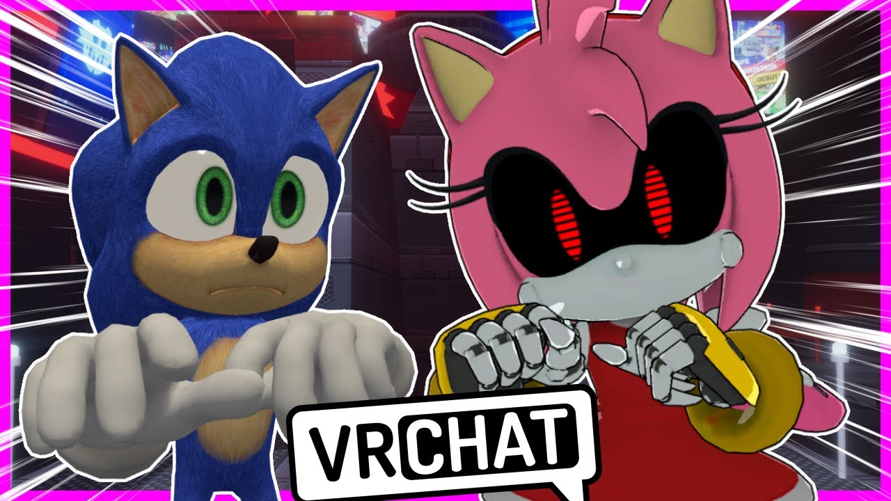 Movie Sonic Meets Metal Amy In VRCHAT?! - YouTube