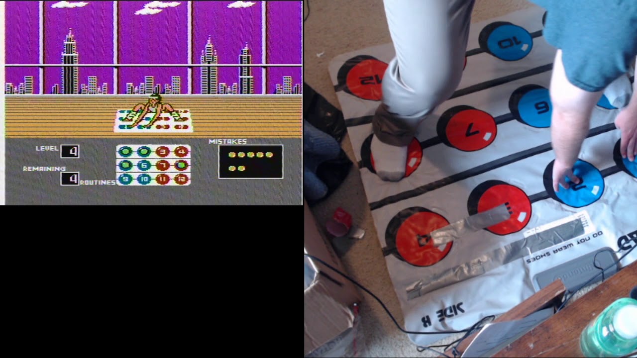 Dance Aerobics (NES) Playthrough [Part 3/4] Levels 4-6 - YouTube