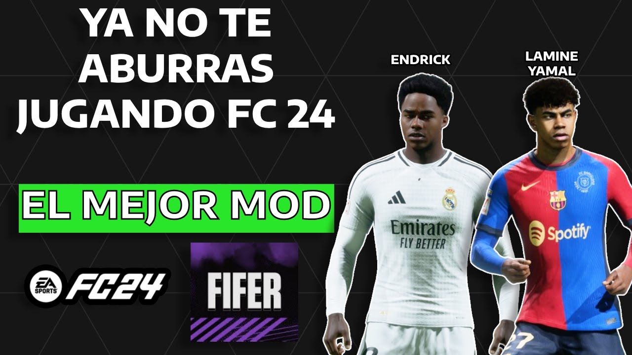 ¡EL MEJOR MOD PARA FC 24! (REALISM MOD) - YouTube