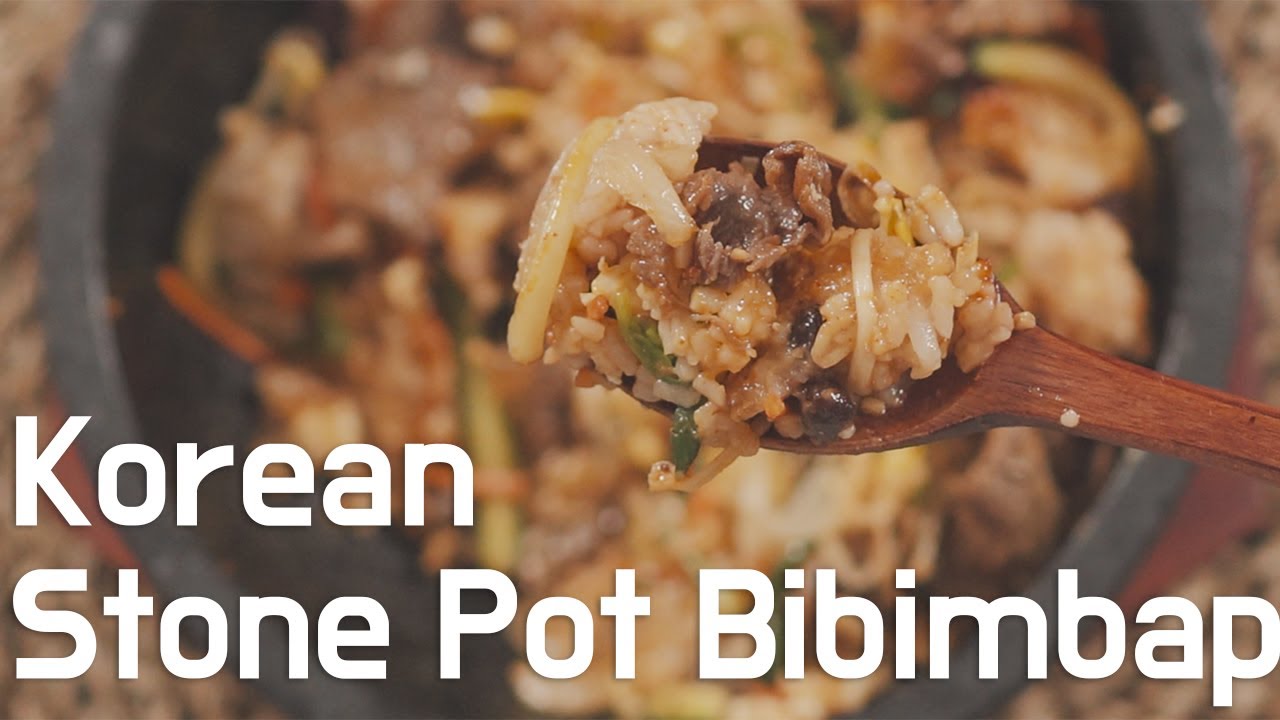 돌솥비빔밥 | Korean Stone Pot Bibimbap | Dolsot bibimbab | 한국음식 | 간단요리 - YouTube