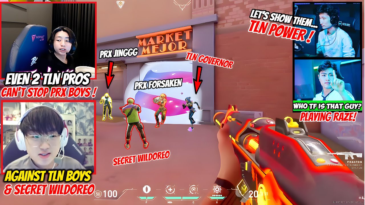 When 2 TLN Boys Faced PRX Boys Ft. f0rsakeN Jinggg Vs Governor & Ban in ...