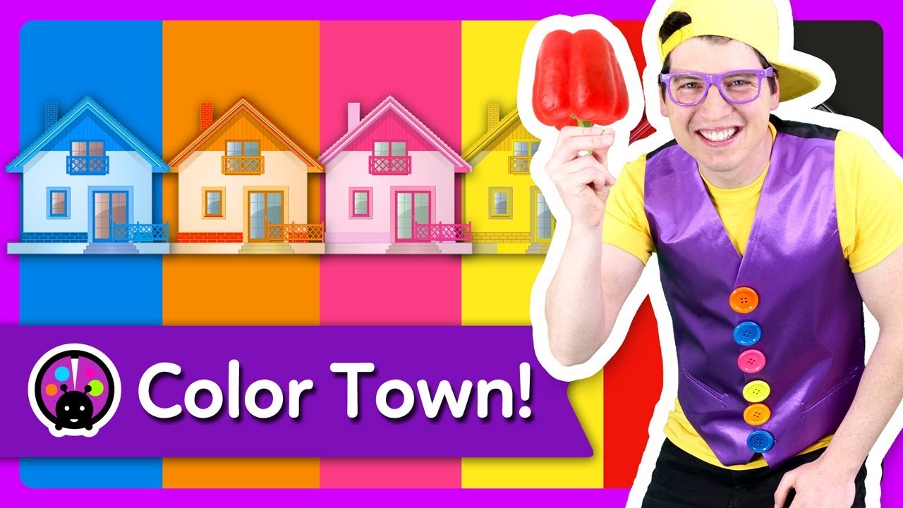 Kids colors at Color Town! Educational learning video for kids babies ...