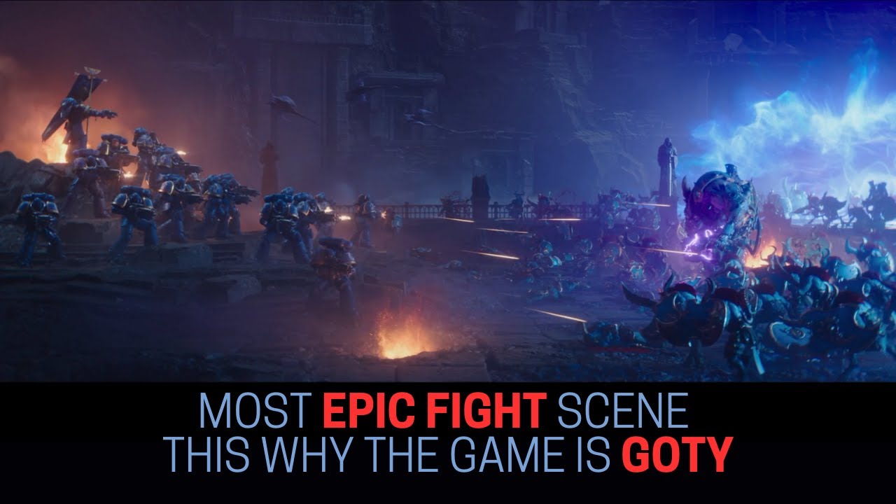 Most Epic Fight Scene | Warhammer 40,000: Space Marine 2 - YouTube