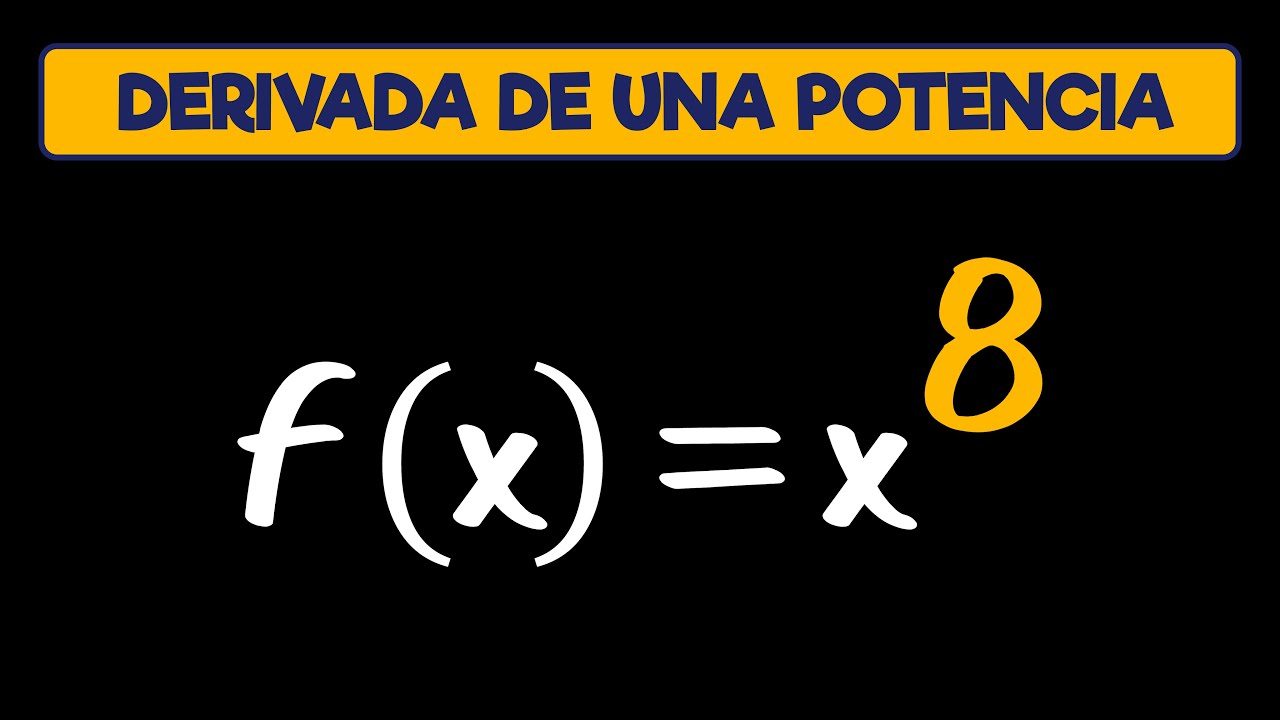 Derivada de una potencia | Ejemplos | Reglas de Derivación - YouTube