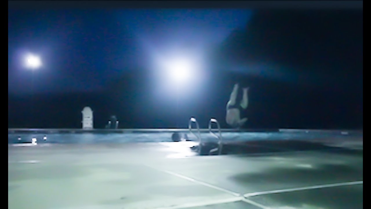 Doing Front Flips Into A Pool!!!! - YouTube