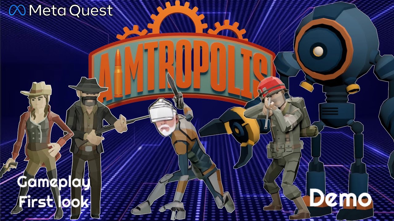 Aimtropolis - Meta Quest 2 - Mini Game Shooter - Free Demo First 5 Levels - YouTube