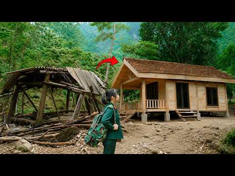 A female soldier left the military after 5 years… and then built her dream home from the rubble.