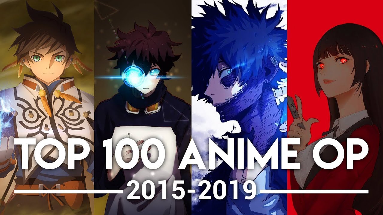 My Top 100 Anime Openings (2015-2019) - YouTube