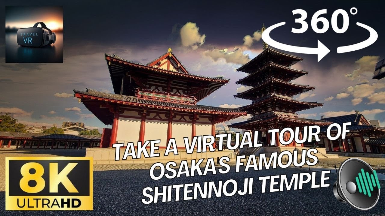 Take a VIRTUAL TOUR of Osaka's Famous Shitennoji Temple - YouTube