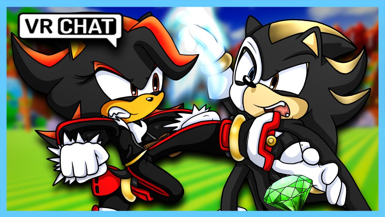 COOL SHADINA VS. PHANTOM - Fight for the Emeralds! VRCHAT - YouTube