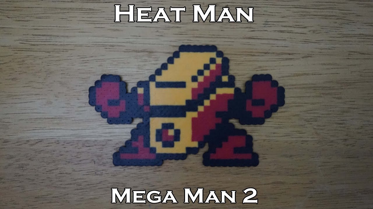 Timelapse: Making Heat Man from Mega Man 2 - YouTube