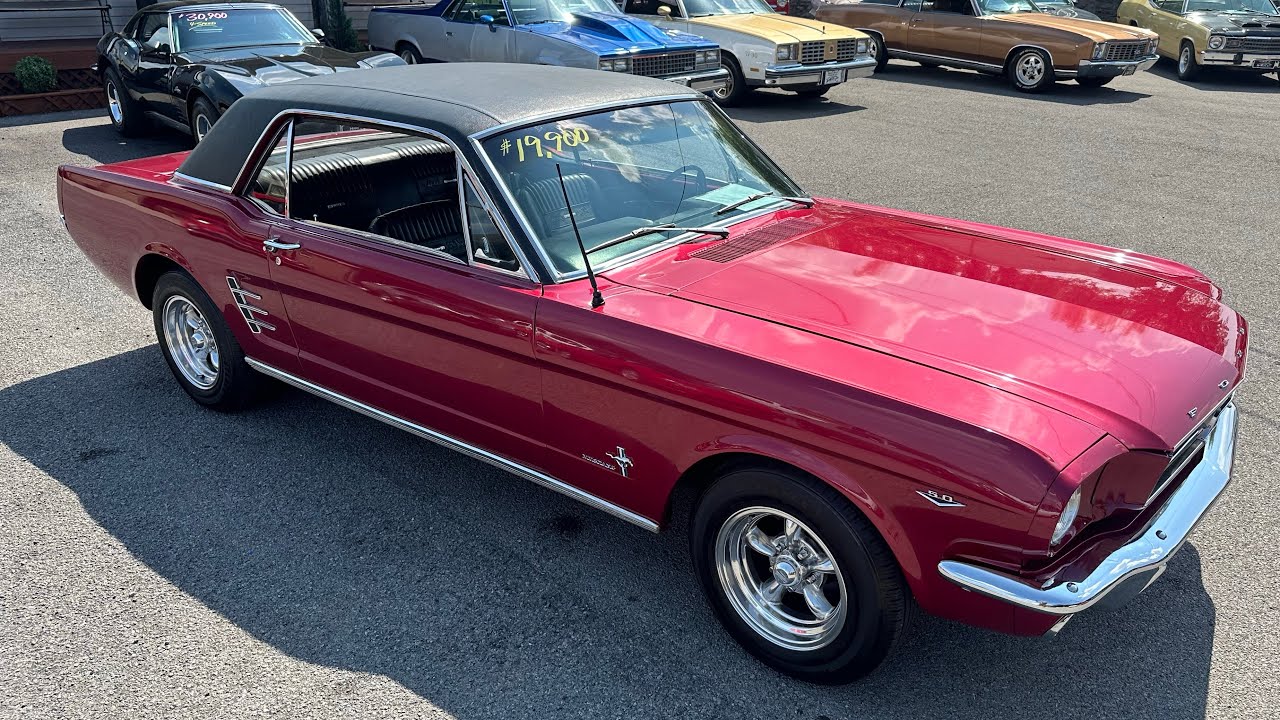 Test Drive 1966 Ford Mustang SOLD $19,900 Maple Motors #2676 - YouTube