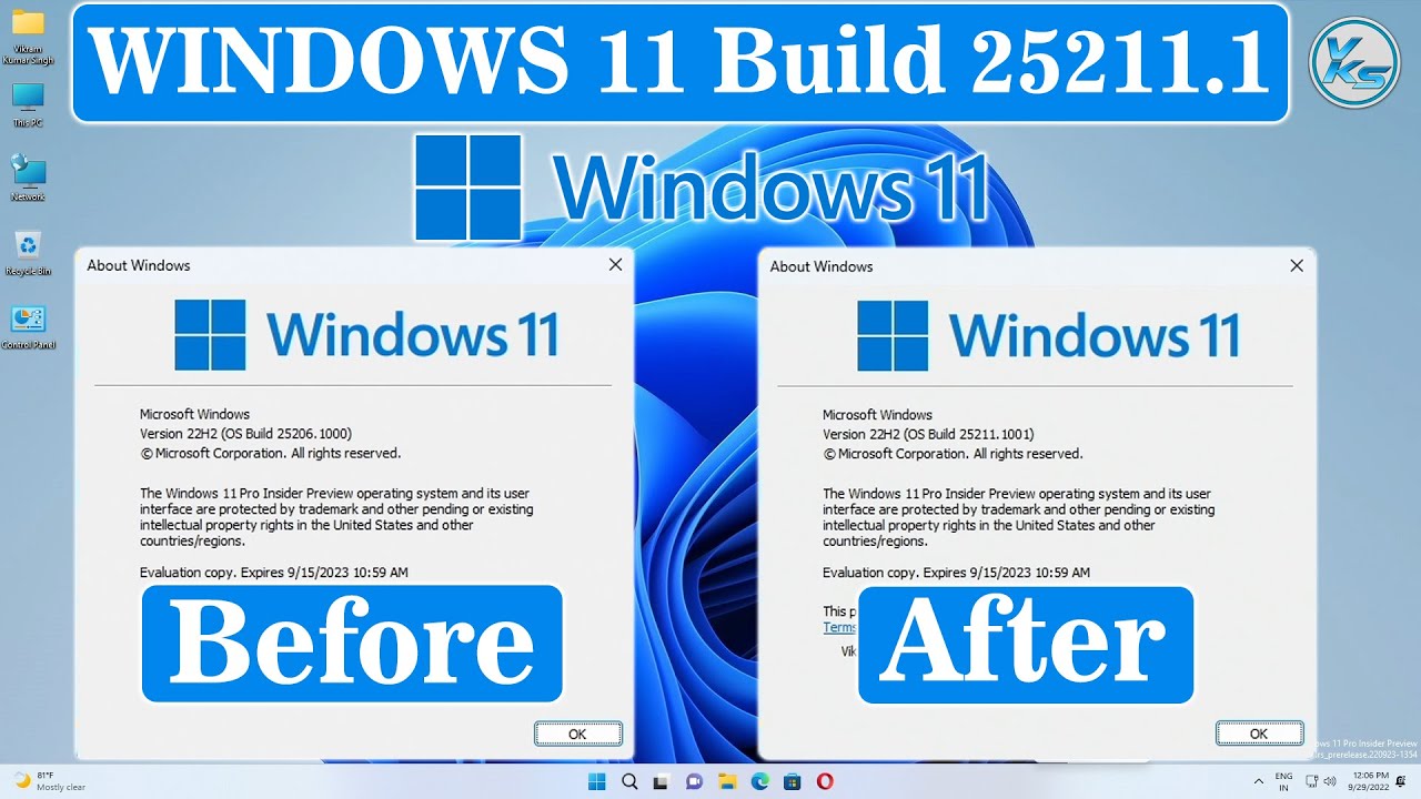Windows 11 Insider Preview Build 25211 | Windows 11 New Update 29-09-2022 - YouTube