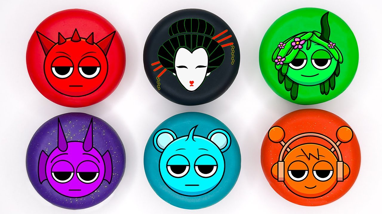 Sprunki circles! GUESS which Sprunki character will come out of the ...