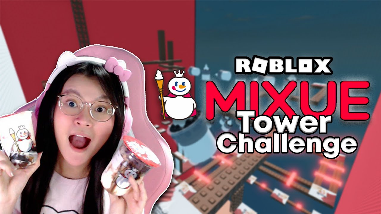 Main Tower Tapi Kalau Jatuh di Siram Mixue ?!![Roblox Indonesia] - YouTube
