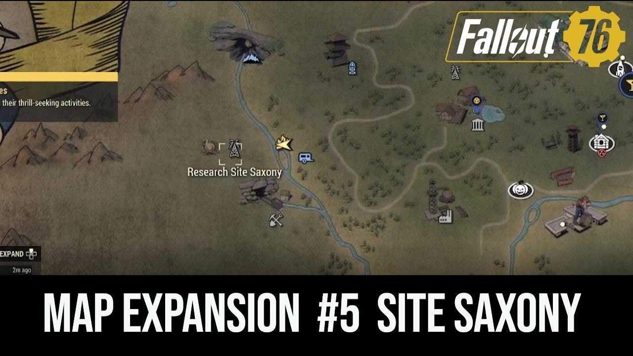 Fallout 76 PTS Map Expansion #5 Research Site Saxony. - YouTube