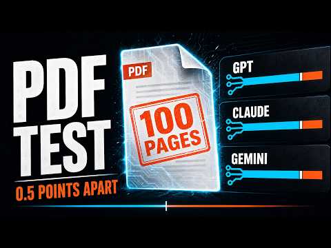 ChatGPT vs Claude vs Gemini: The Ultimate 100-Page PDF Test (2026)