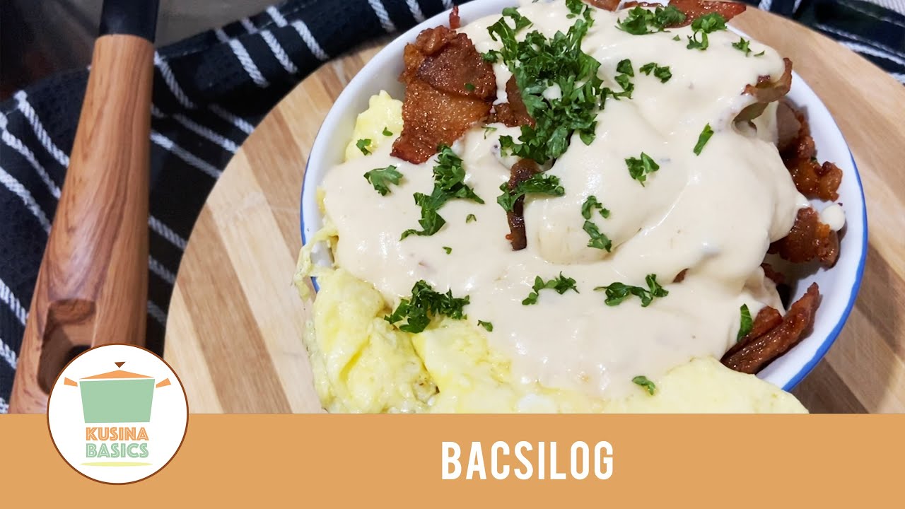 BACSILOG | The trending and famous creamy bacsilog - YouTube