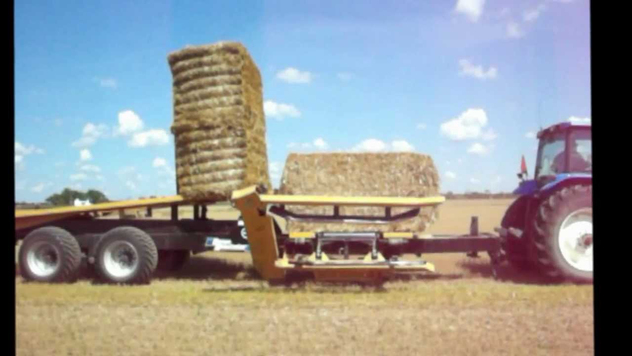 Reman 1018R Bale Stacker - YouTube
