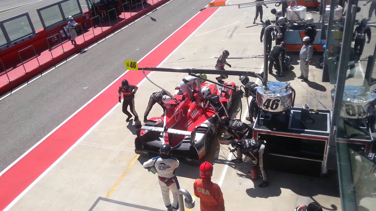 Imola European Le Mans Series 18.05.2014-Pit Stop crash - YouTube