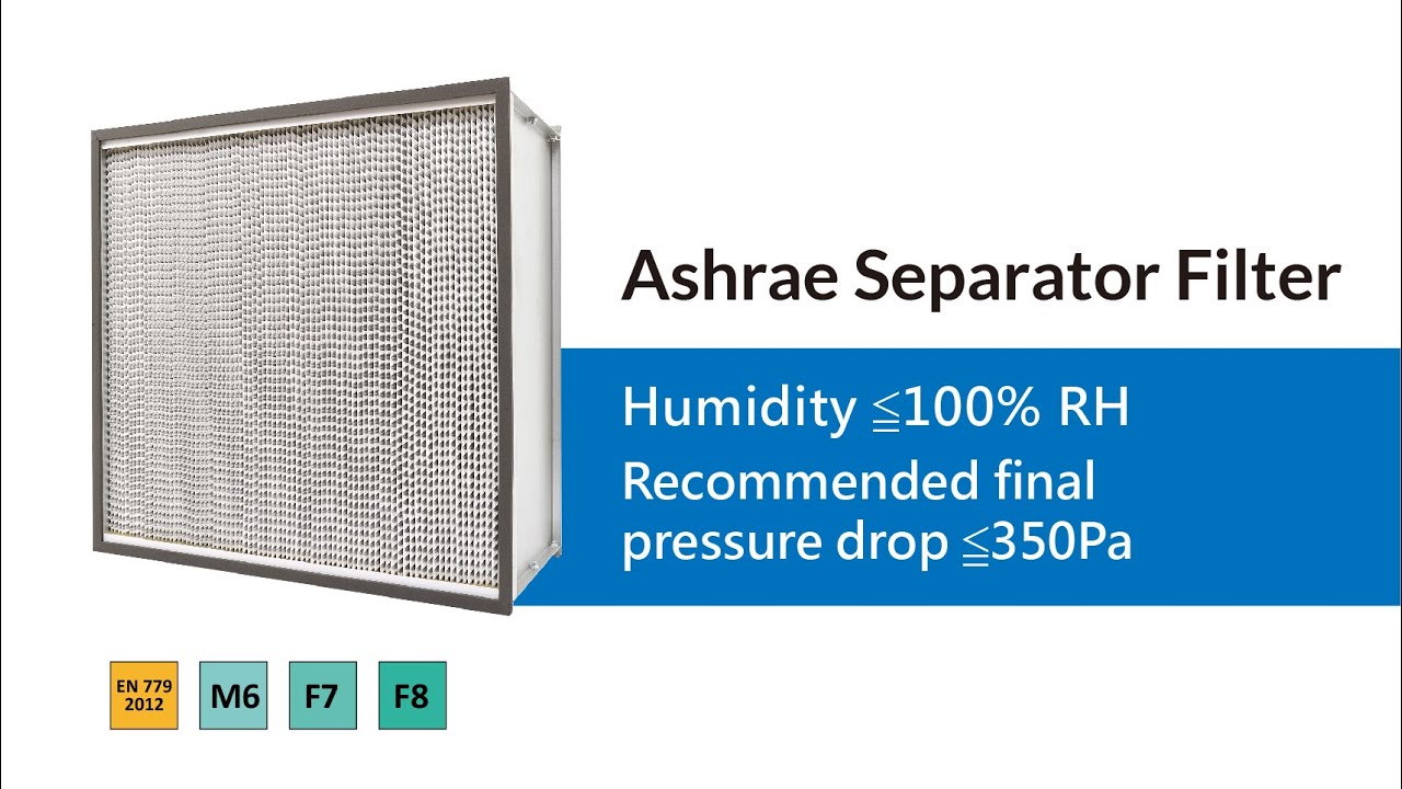 ASHRAE Separator Box Filters - YouTube