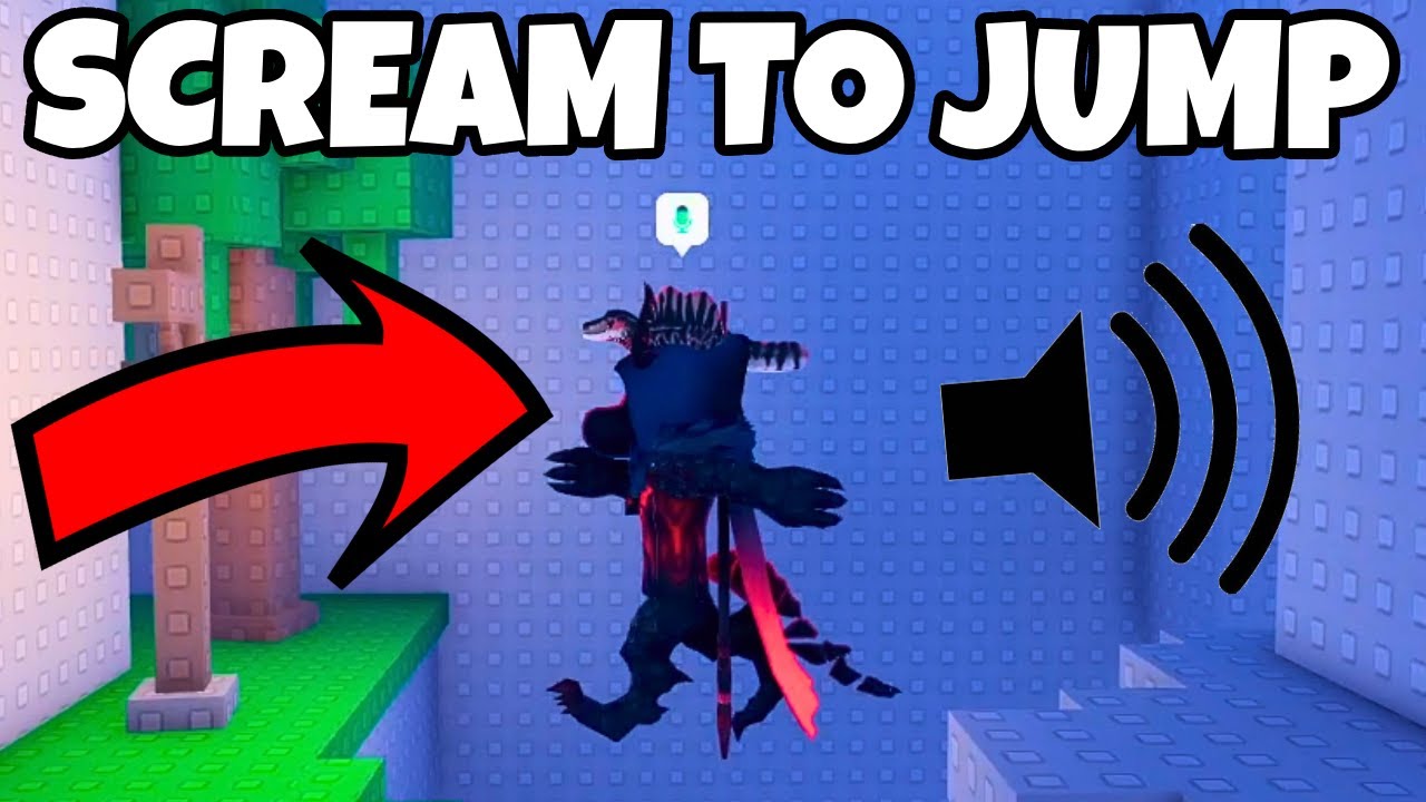 Roblox Obby but I Have to SCREAM to Jump - Roblox Voice Control - YouTube