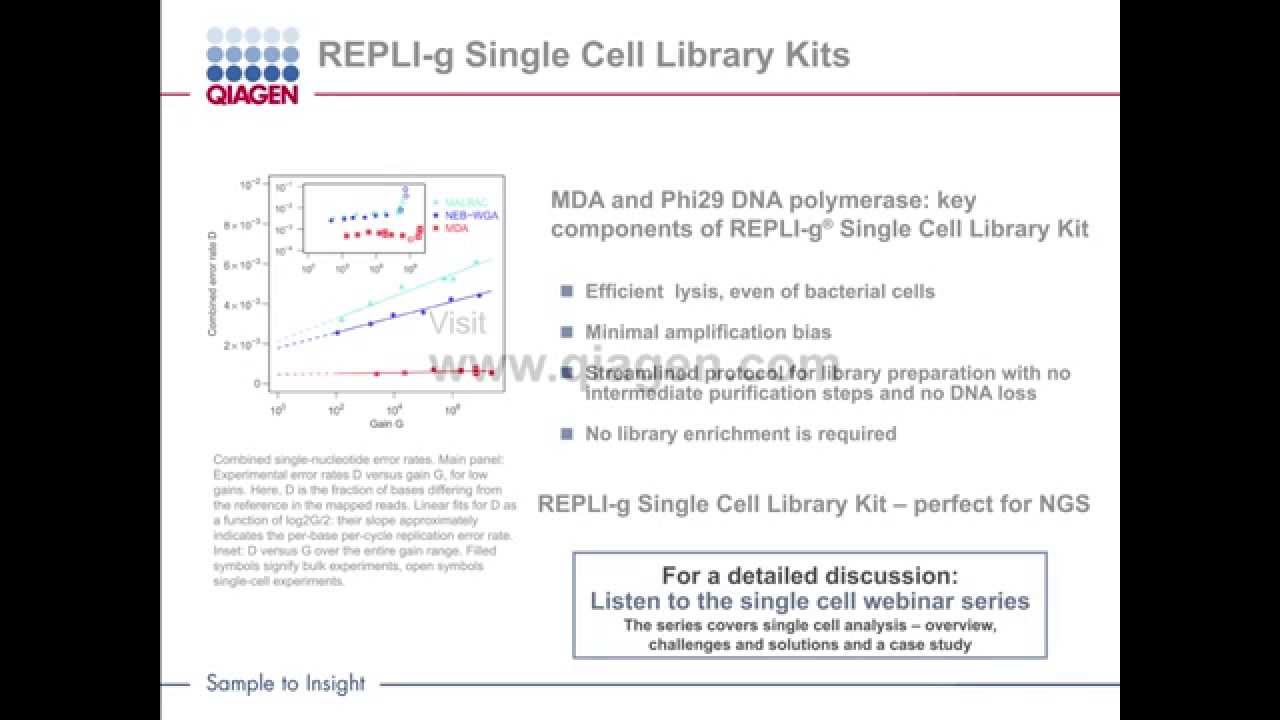 3' with QIAGEN: Why MDA is the preferred method for WGA? - YouTube