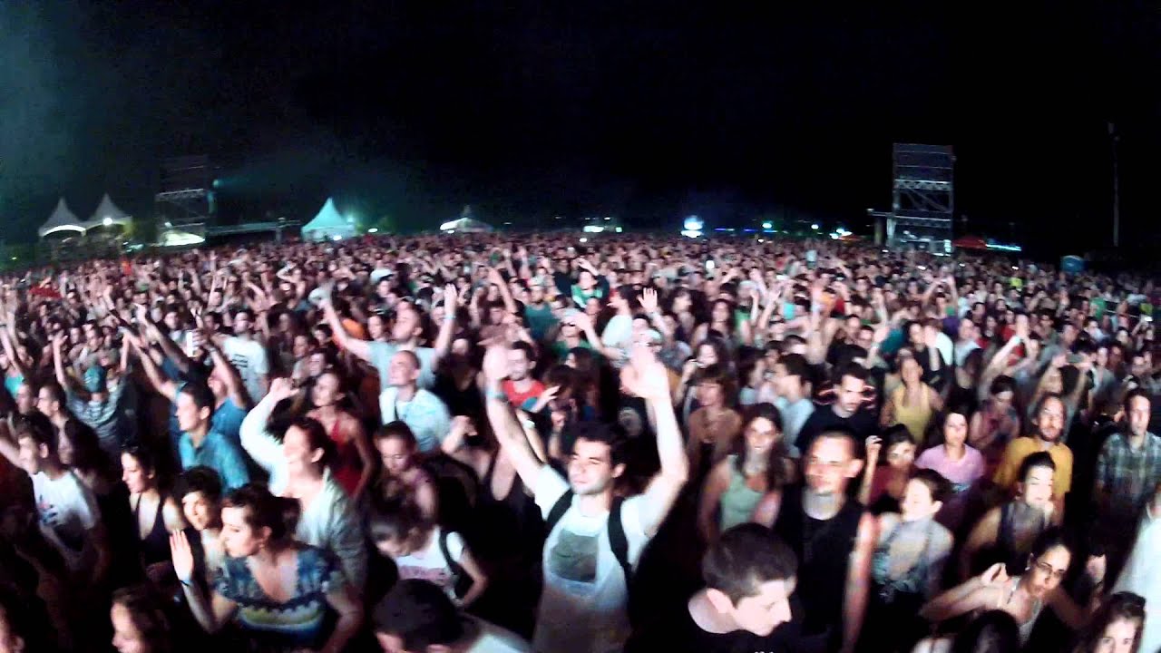 Concert Crowd From Stage View