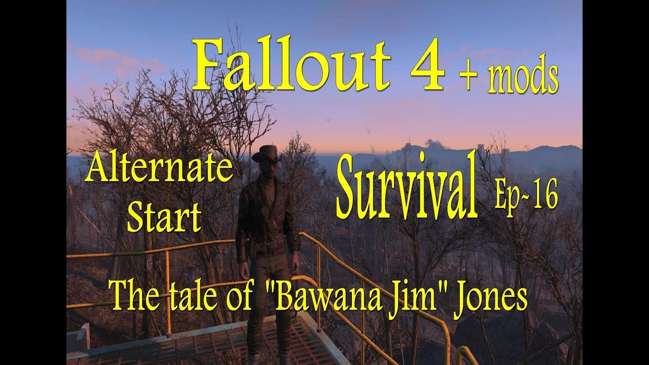 Fallout 4: Alternate Start Ep 16 Alien Spaceship crash site - YouTube