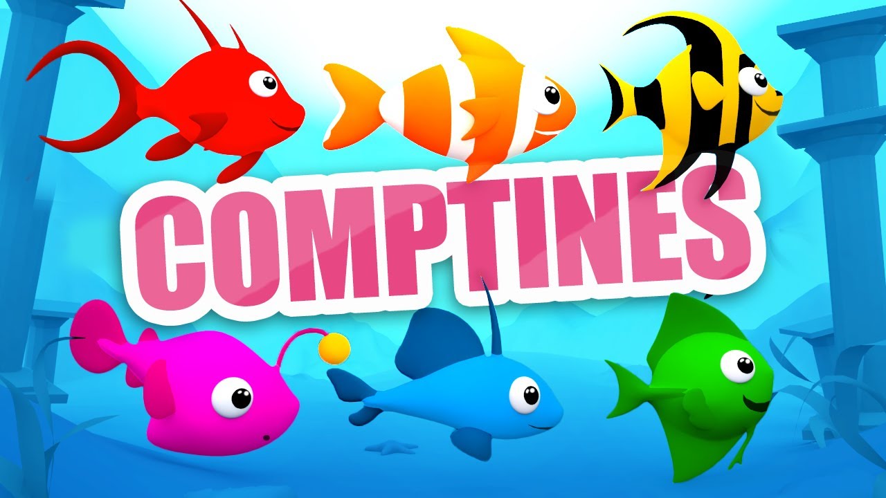 Comptines (Les Petits Poissons dans l'Eau) - YouTube