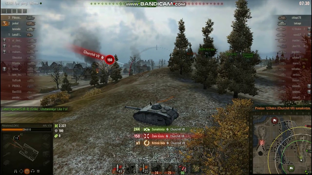 World Of Tanks ARL 39 Master Award - YouTube