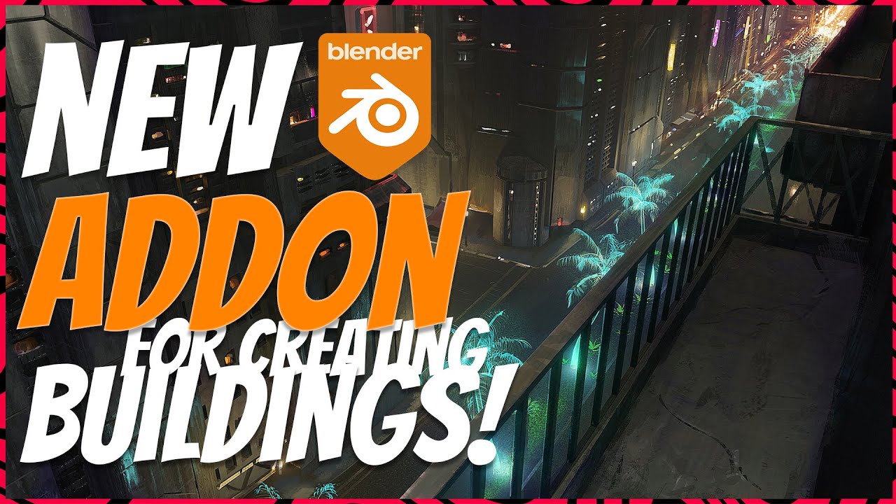 Blender Addon for Creating City's | Urbaniac Building Generator - YouTube