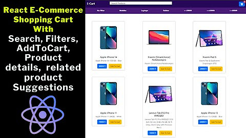 React E - Commerce - YouTube