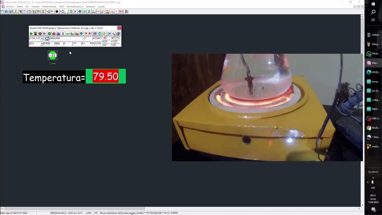 TU PC ES AHORA UN SISTEMA SCADA iQuimiCAD + ARDUINO - YouTube