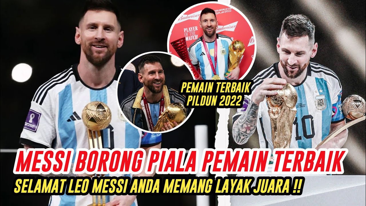 "MESSI BORONG PIALA"😭Pemain Terbaik Pildun 2022, Piala MOTM, Pemain ...