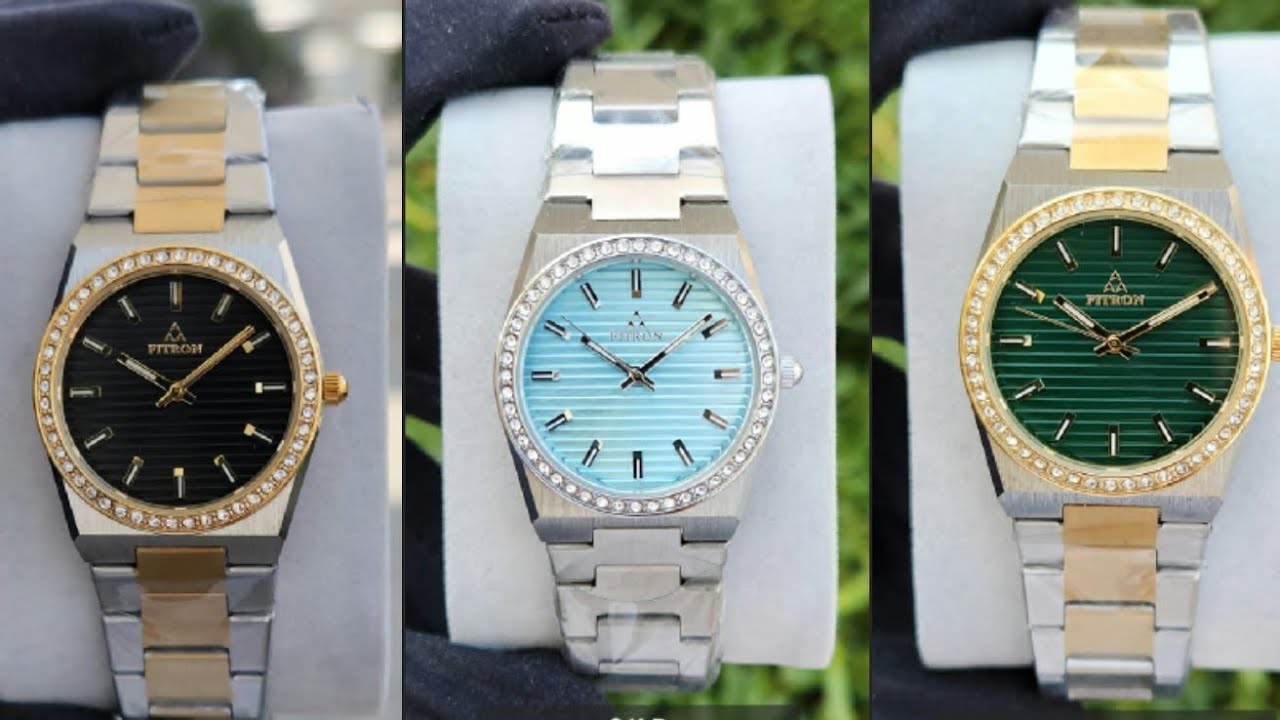 9 Colors in PRX design watch by fitron for women - YouTube