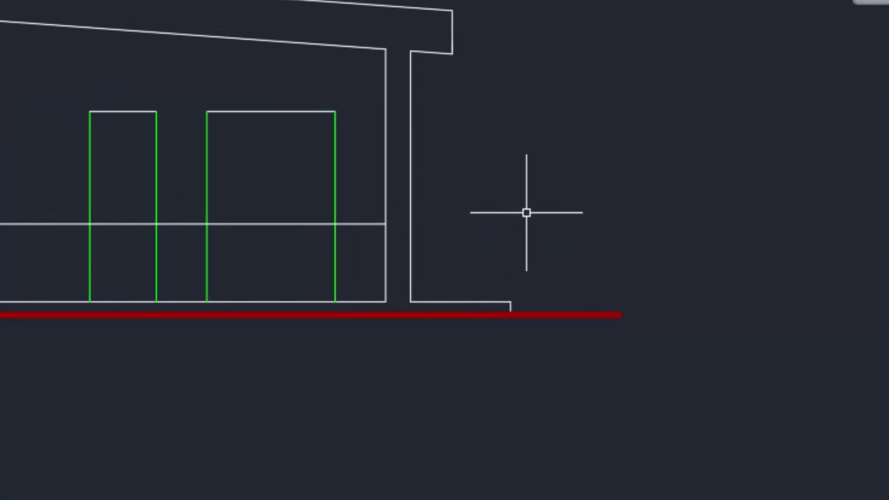 AUTOCAD Corso Intermedio 2D - Lez 39 - Prospetto Frontale - 2° parte ...