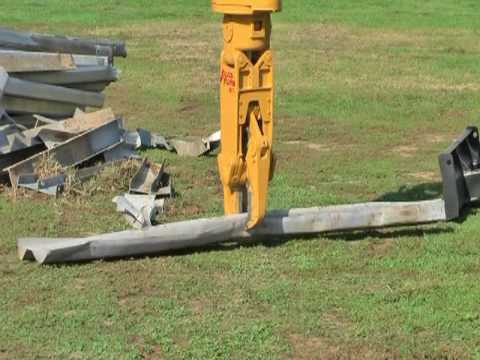 Allied-Gator MTR 5 S Mobile Shear - Scrap Processing - YouTube