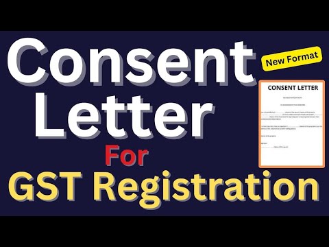 Consent Letter For GST Registration | NOC For GST Registration Format ...