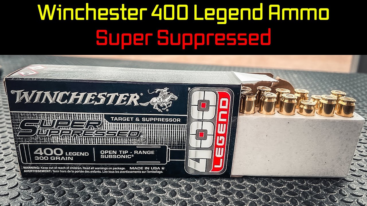 Winchester 400 Legend New Ammo - SHOT Show 2024 - YouTube