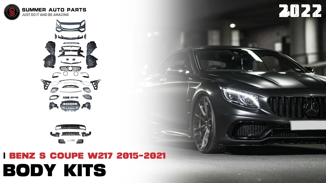 2022 Mercedes Benz S coupe W217 up S63 AMG Conversion Body Kit Tuning ...