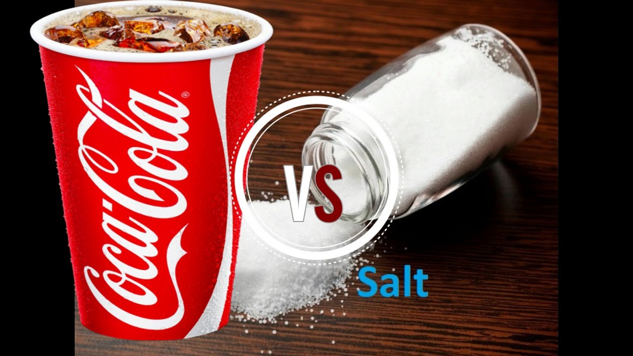 Amazing coke and salt reaction, home science experiment # tech ...